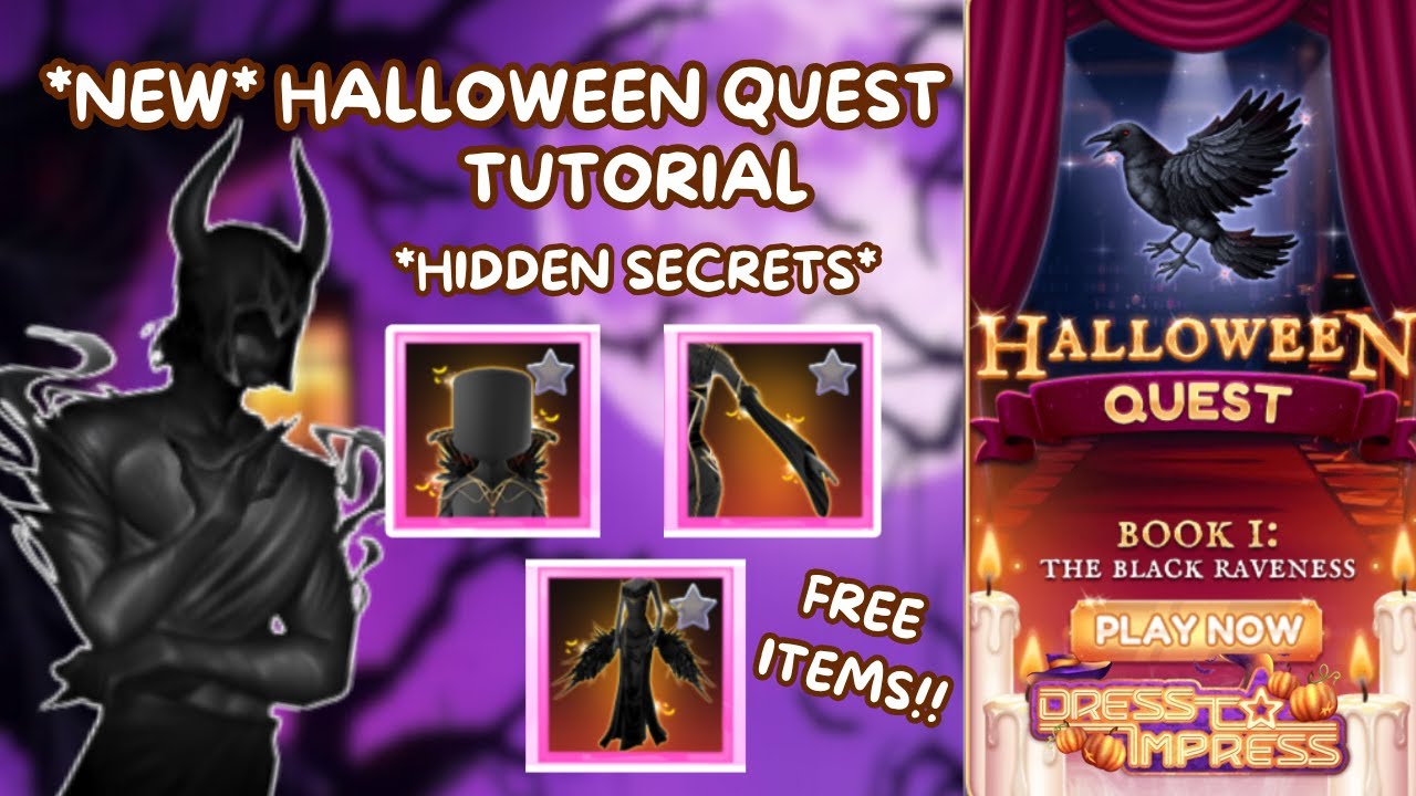 *FREE ITEMS* HOW TO COMPLETE THE NEW HALLOWEEN DTI QUEST?! (EASY!!) # ...
