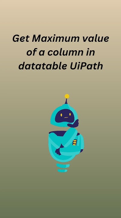 How to get maximum value of a column in datatable using UiPath?#shorts #linq #uipathdeveloper ...