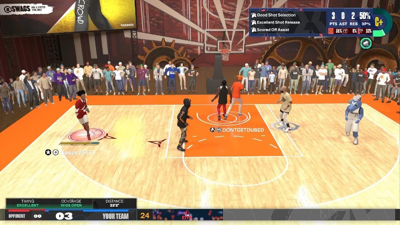 Crazy Gym Gameplay Best 2Way Build #ps5 #NBA2K24 - YouTube