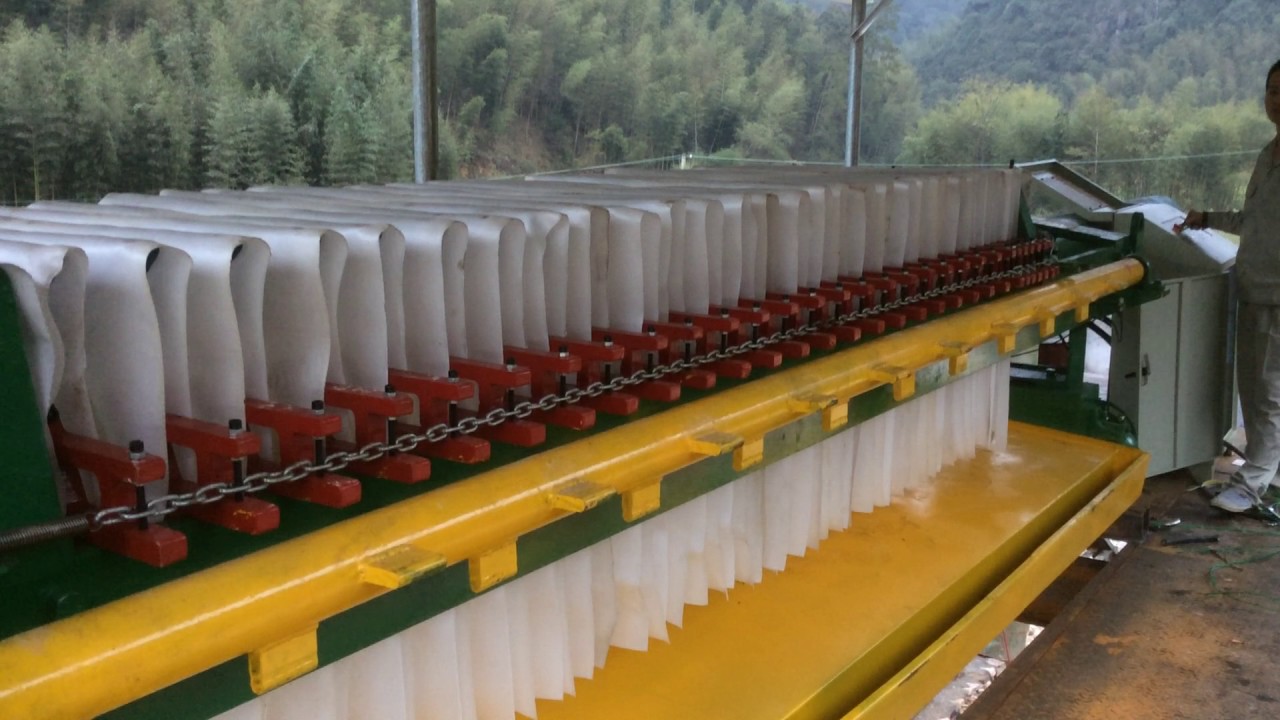 full automatic filter press - YouTube