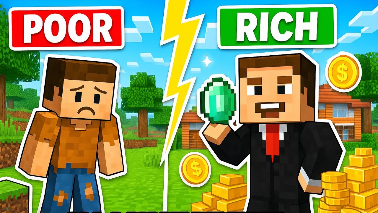 becoming poor to rich in minecraft#minecraft#shorts - YouTube