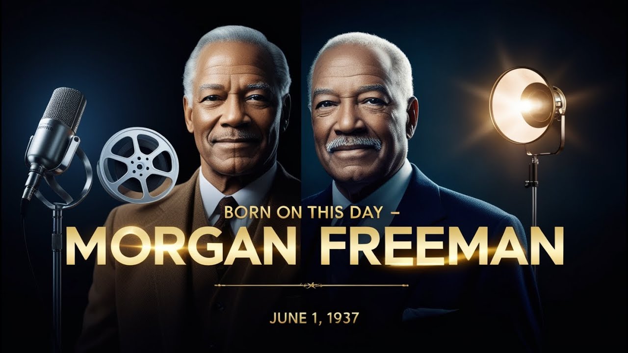 Happy Birthday, Morgan Freeman | Born on This Day: June 1, 1937 - YouTube