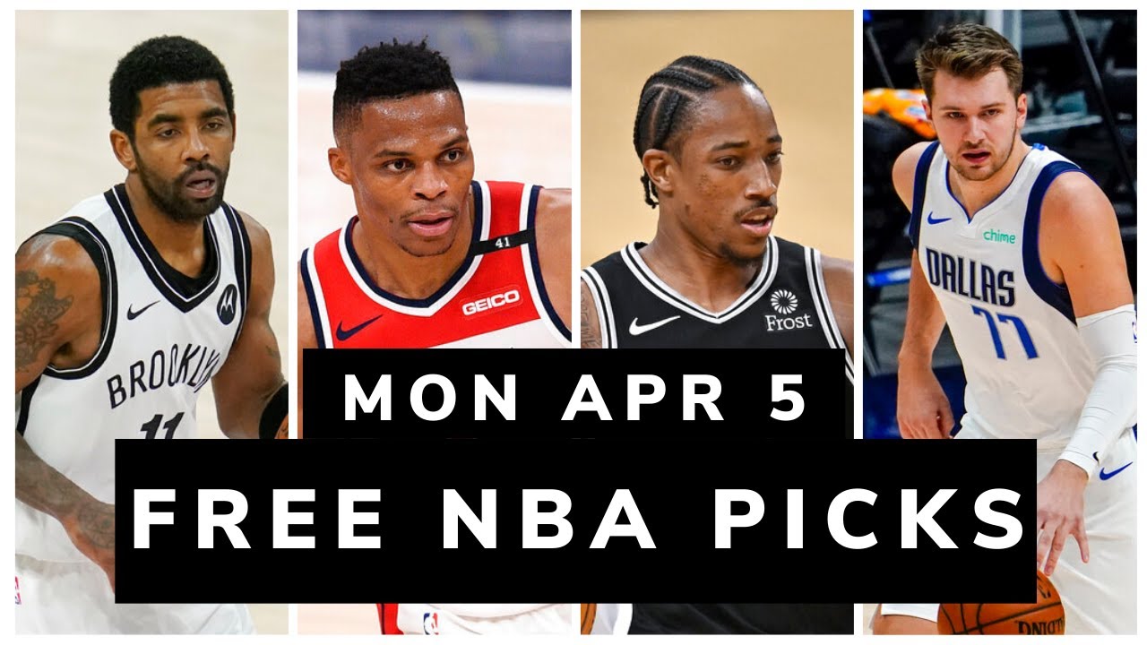 Free NBA Picks Today (Mon Apr 5, 2021) NBA Betting Picks, Vegas Odds ...