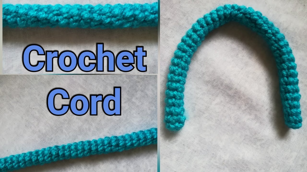 #Crochetcord. How to crochet a cord | tutorial for crochet cord ...