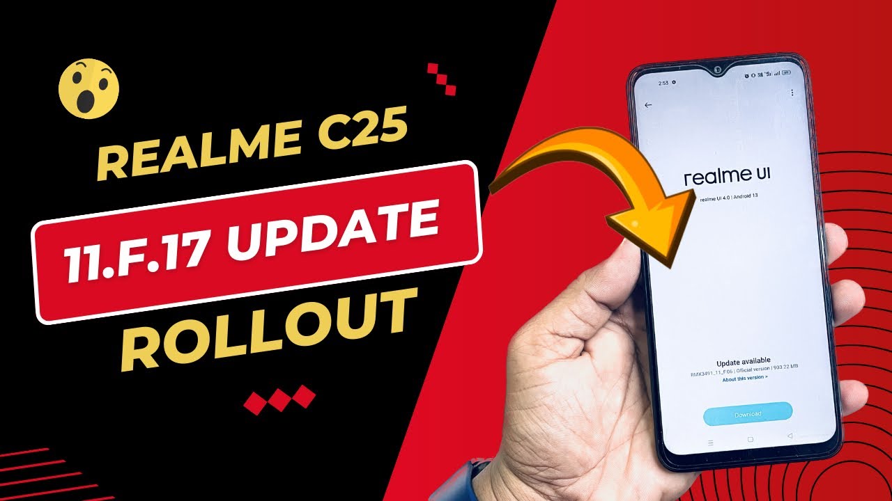 Realme C25 UI 4.0 December 2023 New Stable Update F.17 | Realme C25 ...