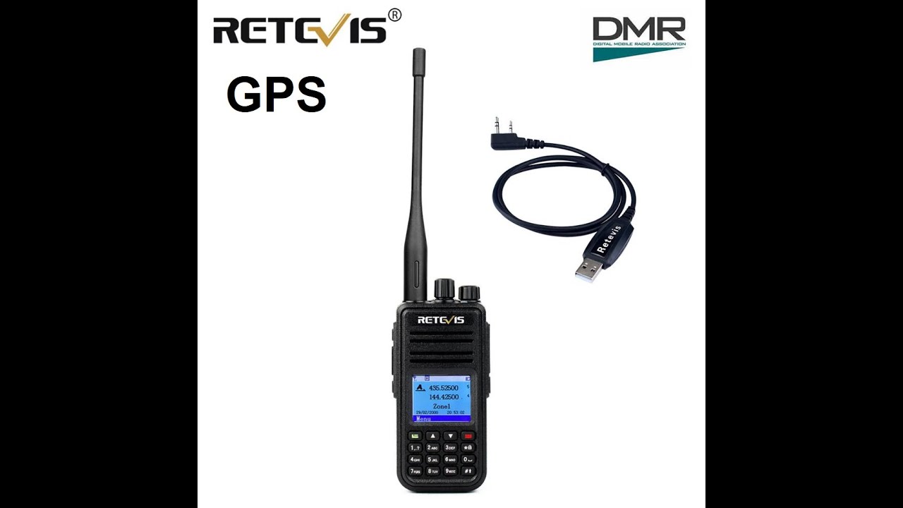 Retevis RT3 S GPS Radio Recepção digital DMR e analógica escuta publica ...