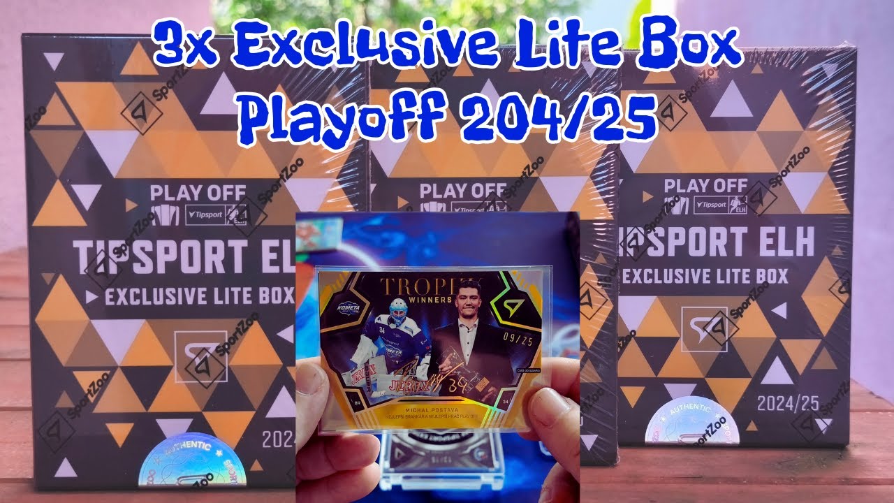 Playoff 2024/25 Extraliga, 3x Exclusive Lite Box. - YouTube