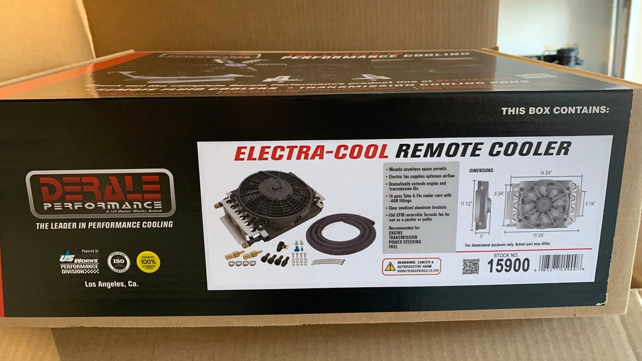 DERALE 15900 Electra-Cool Transmission Cooler. For My 4th Gen Cummins ...