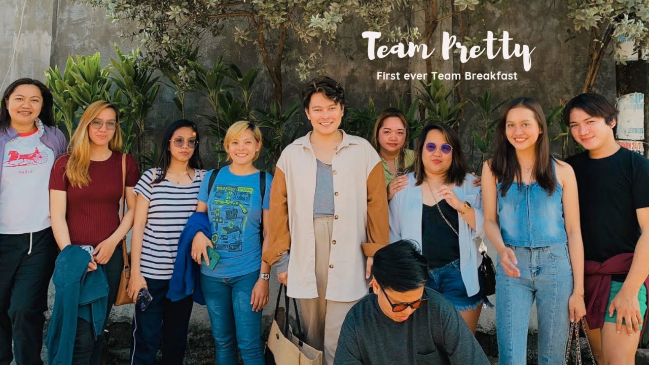First Team Breakfast with new fam. - Team Pretty ♡ - YouTube