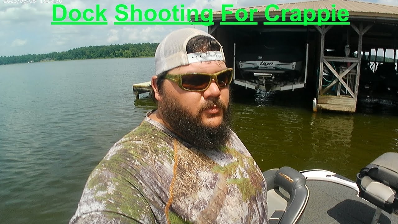 Skip, Shoot, Slam! Crappie Fishing Under Docks #fishing #crappie # ...