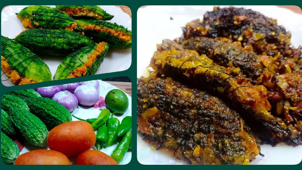 Masala Bhare Karele Bhare Huway Karalay ki Recipe by tasty food ...