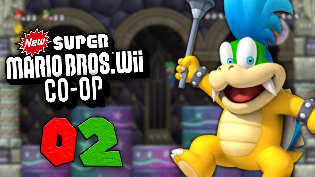 LARRY DI MER** - New Super Mario Bros. Wii Co-Op #2 - YouTube