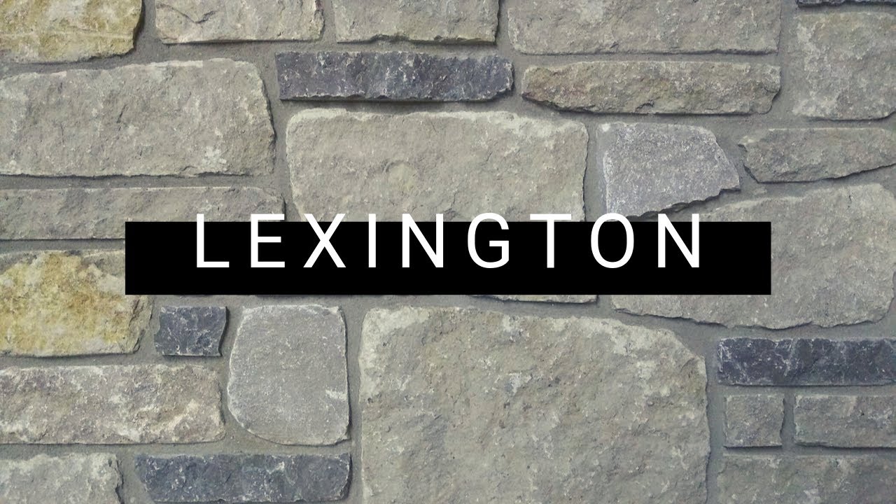 Lexington Natural Stone Veneer - YouTube