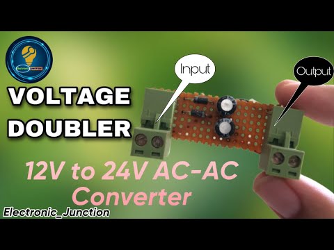 DIY-How to make AC Voltage Doubler Circuit without Transformer - YouTube