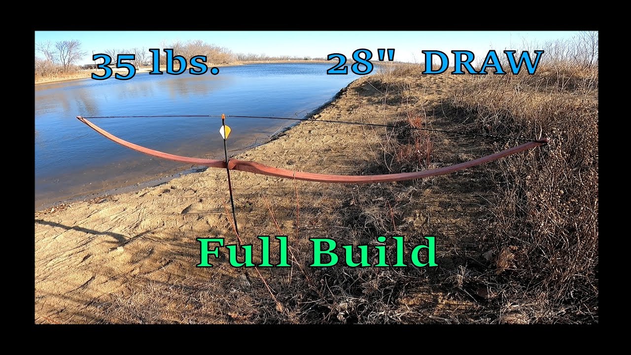 Building a Hickory Self Bow, using only hand tools. - YouTube