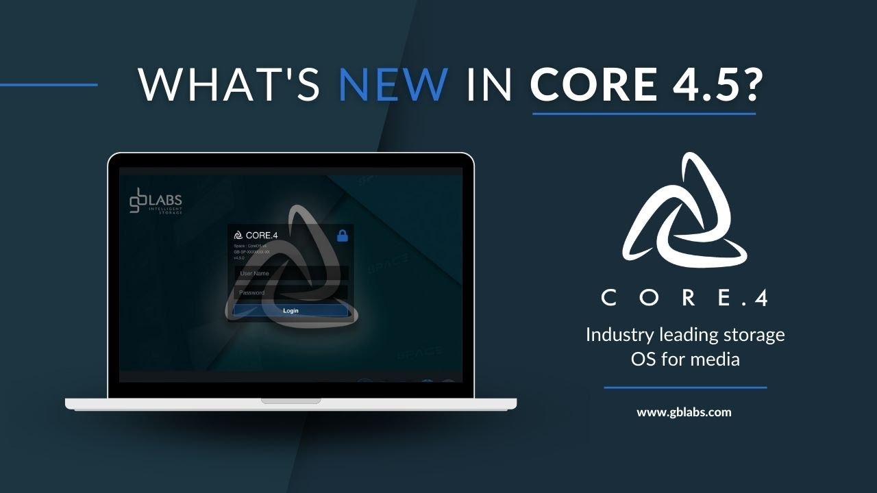 What's new in CORE 4.5? Industry leading storage OS for media - YouTube