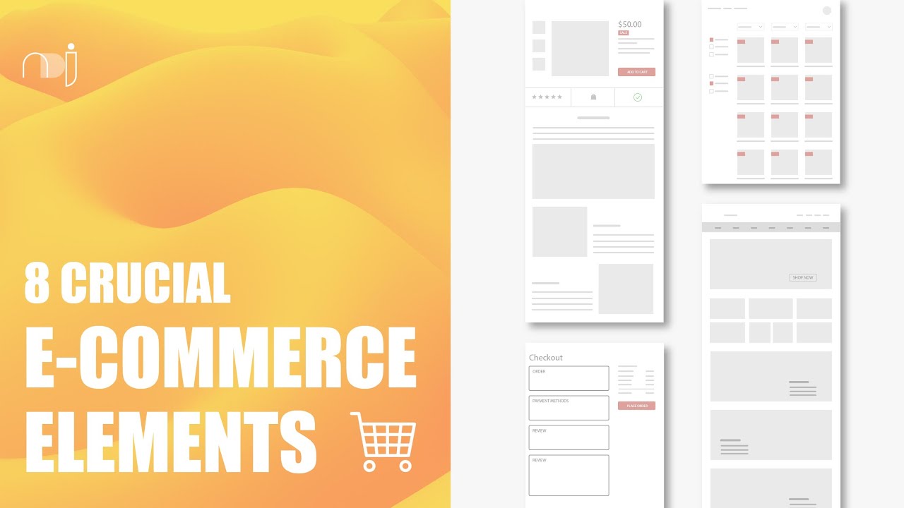 EP1 | E-commerce UX | Web design | 8 crucial E-commerce Elements with ...