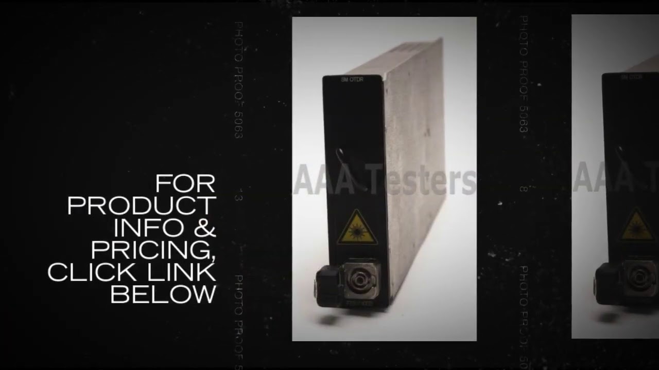 EXFO FTB-7423B SM Long Haul OTDR Module - YouTube