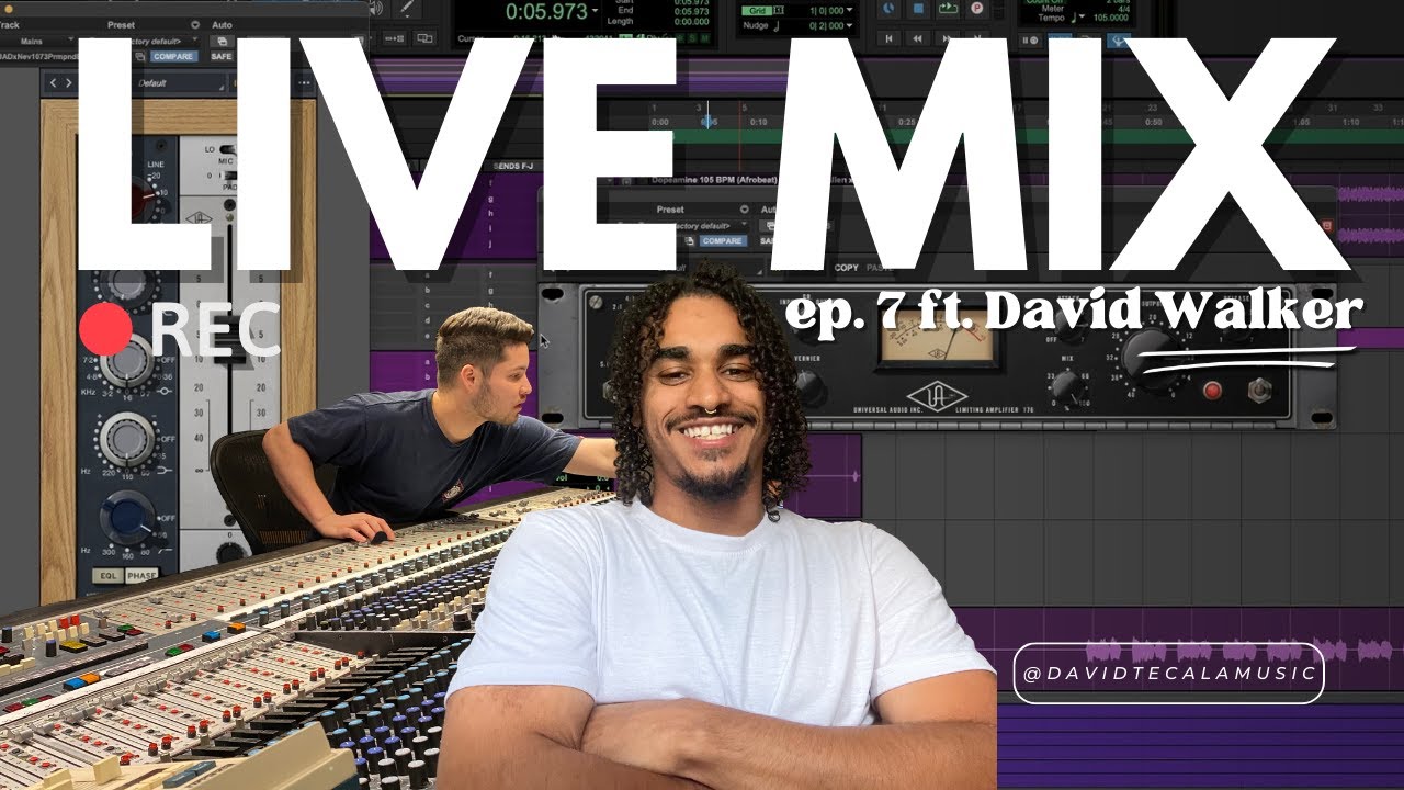 Live Mix ep. 7 | "Come With Me" by David Walker | Full ProTools Mixing Session - YouTube
