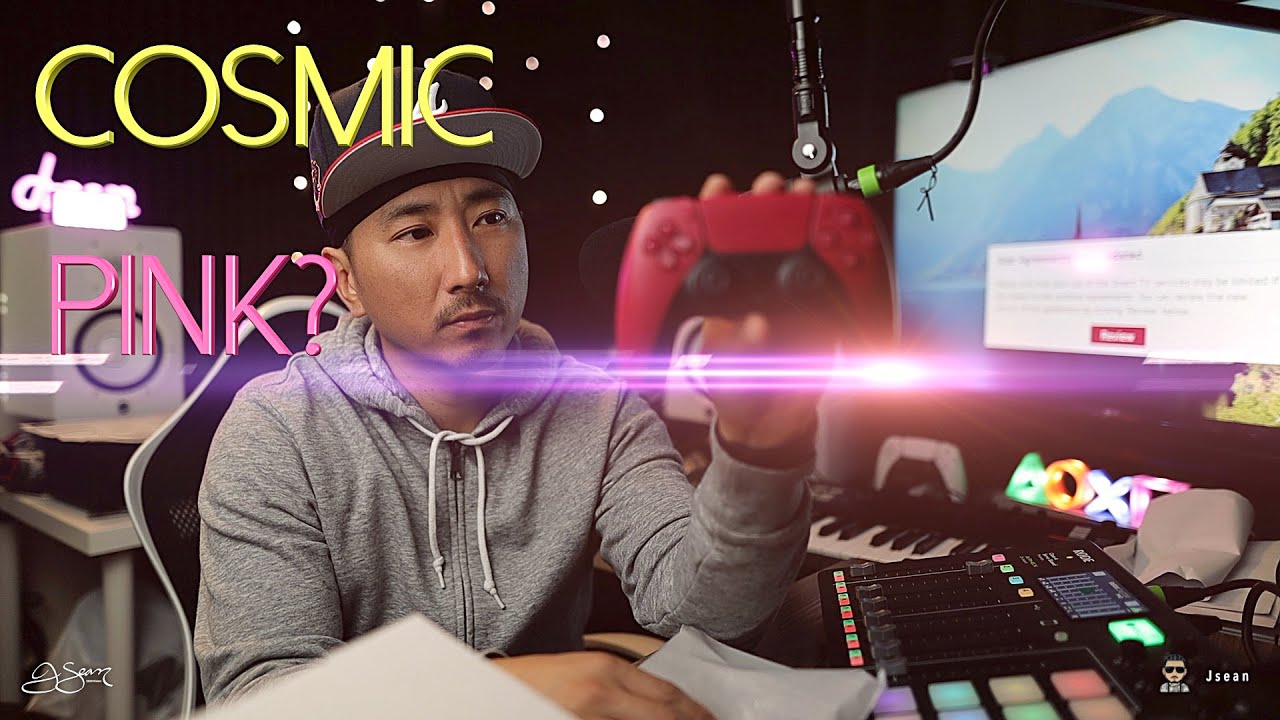 COSMIC RED or PINK? PS5 controller | Jsean - YouTube