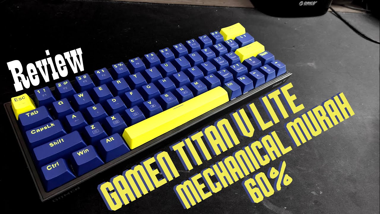 Review Gamen Titan V Lite - Keyboard Mechanical Murah - YouTube