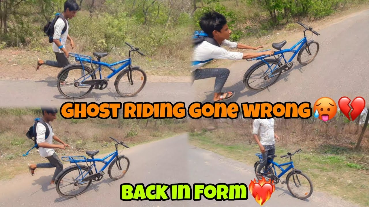 Ghost riding gone wrong 🥵💔 back in form ️‍🔥 preparation for ladakh ride ...