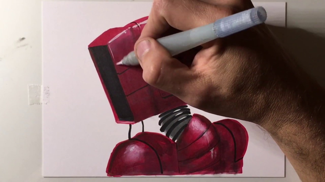 Robot marker sketch | How to draw Robots - YouTube
