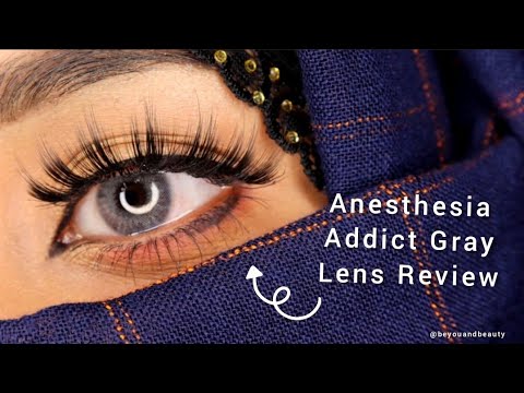Anesthesia Addict - Gray Lens Try on and review | Lens review | Be you ...
