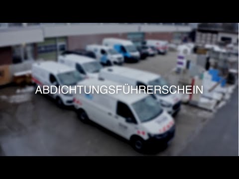 Abdichtungsführerschein | Tricosal Heinrich Schmid - YouTube