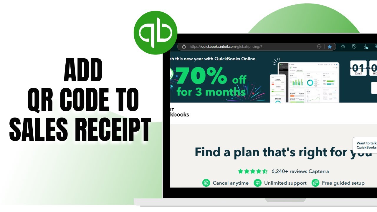 HOW TO ADD QR CODE TO YOUR SALES RECEIPT ON QUICKBOOKS - YouTube