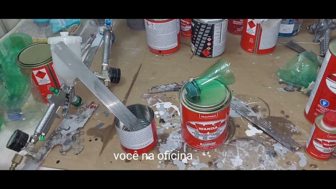 COMO PREPARAR VERNIZ PARA APLICAÇÃO - YouTube