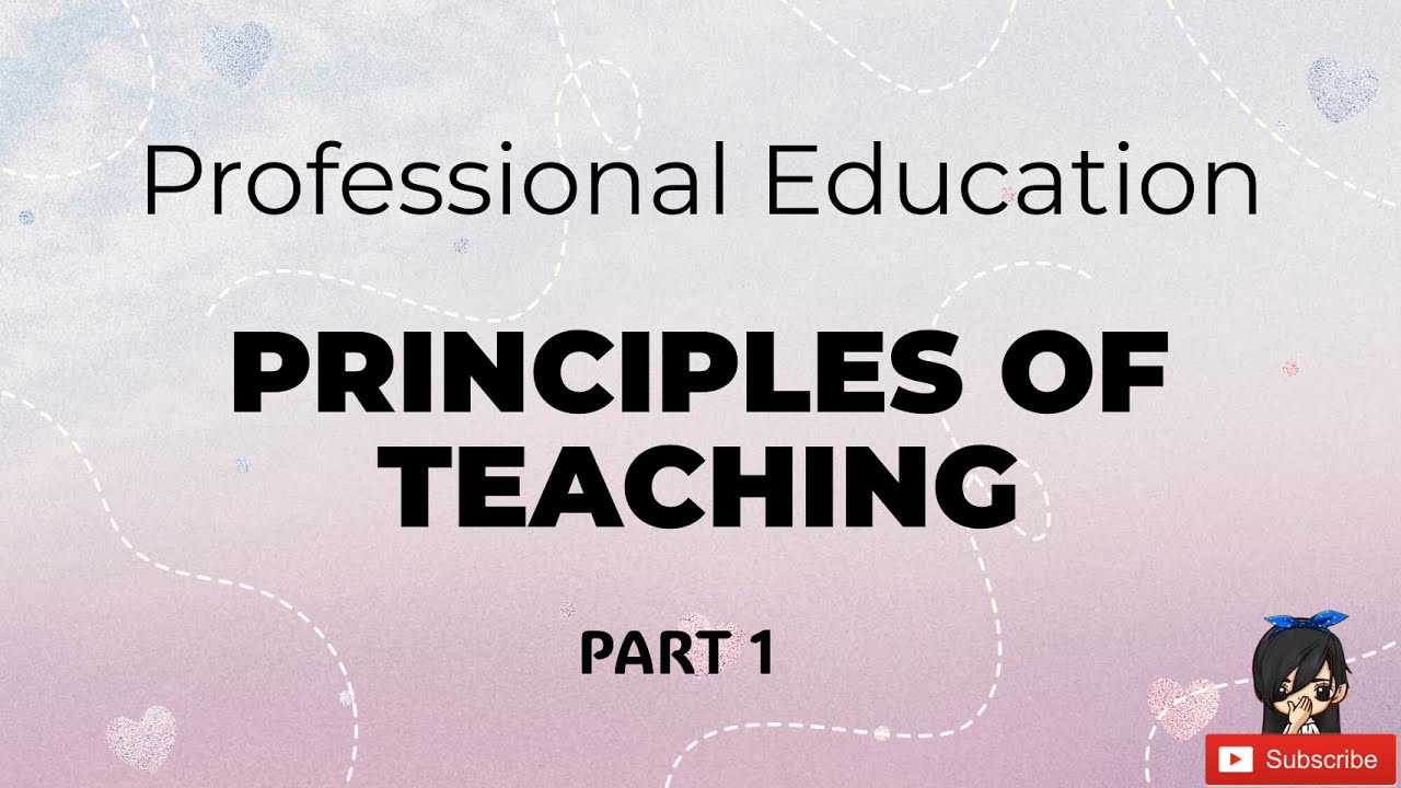 Prof Ed | Principles of Teaching | LET Reviewer Part 1 - YouTube