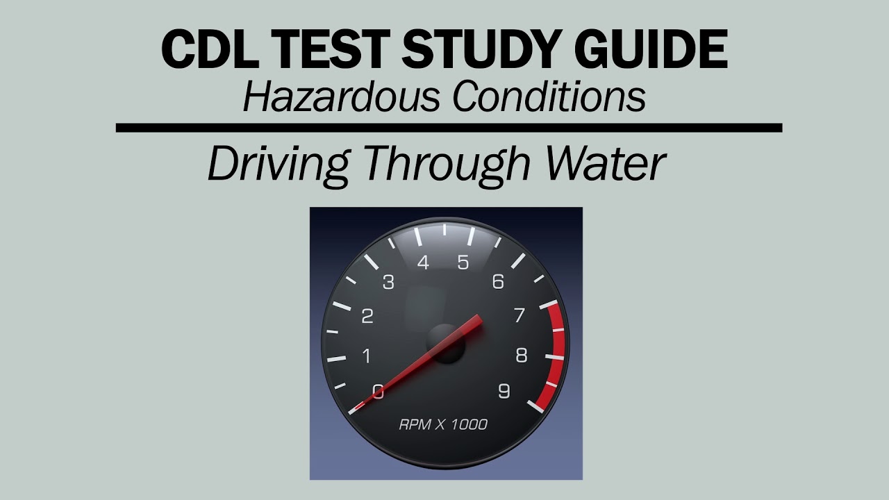 CDL study guide - Hazardous Conditions - YouTube