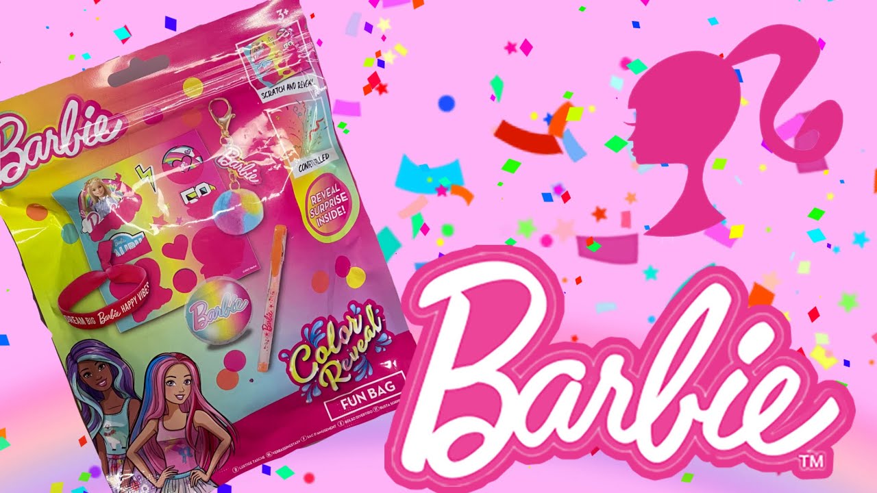 ASMR BARBIE COLOR REVEAL FUN BAG UNBOXING/ ASMR TOYS - YouTube
