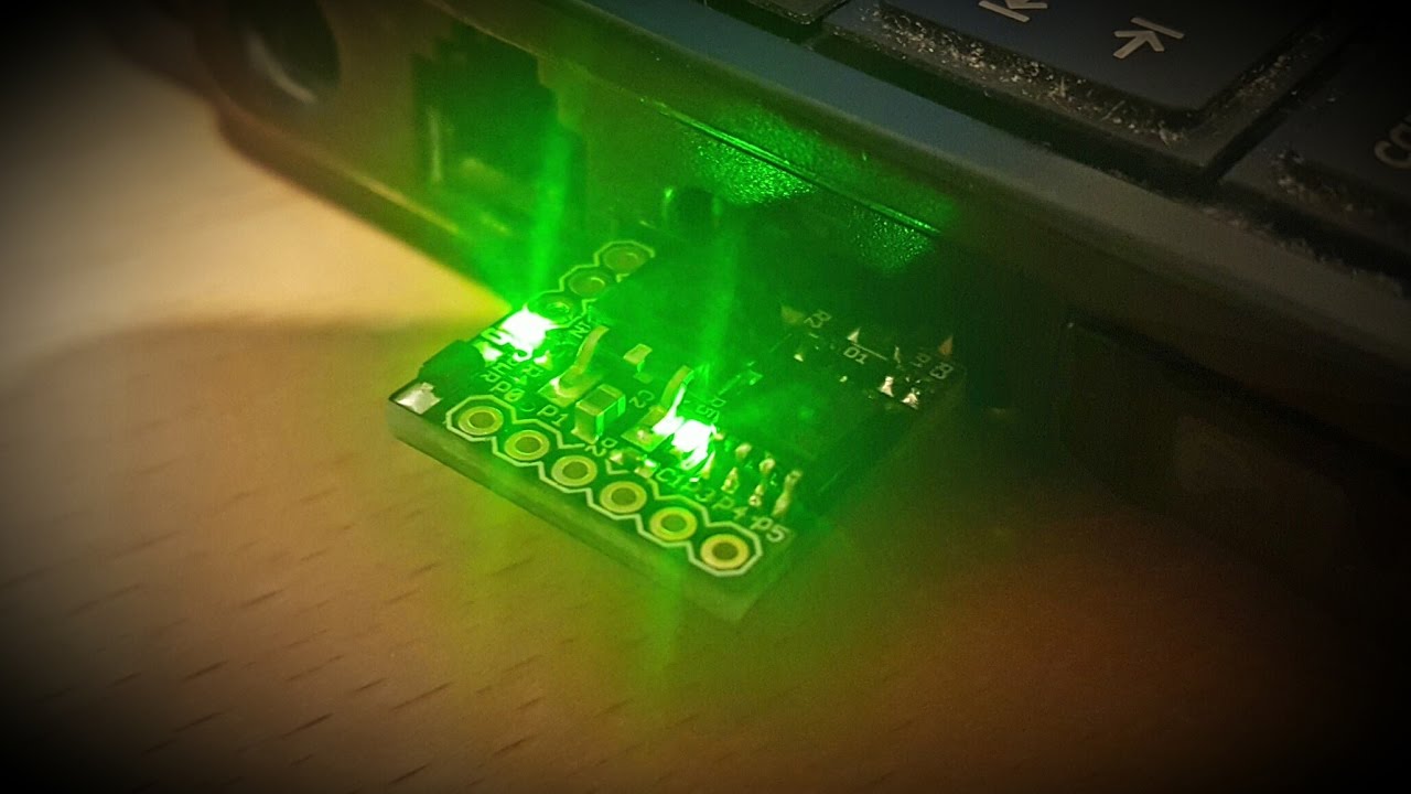 badUSB (Digispark) + meterpreter payload - YouTube