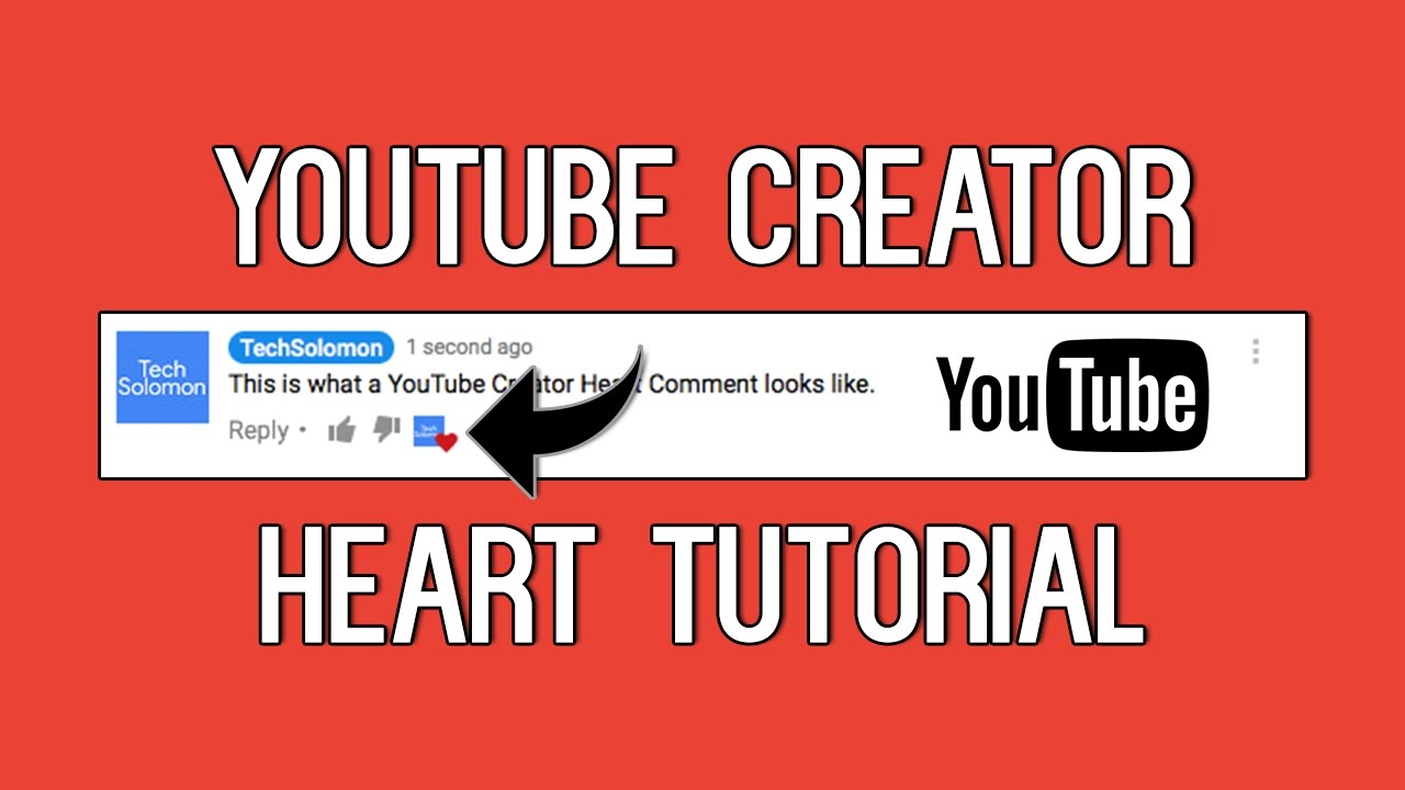 How To Heart Comments On YouTube | Creator Heart Tutorial - YouTube