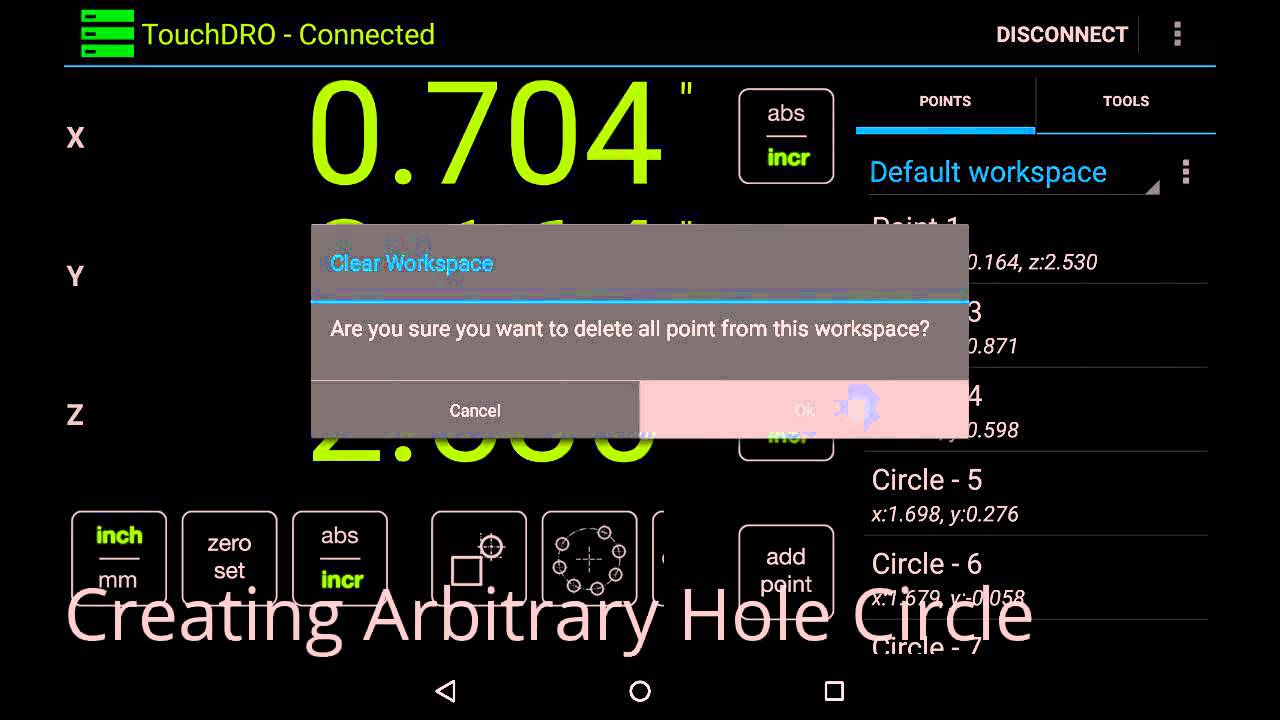 TouchDRO - Working With Points - YouTube