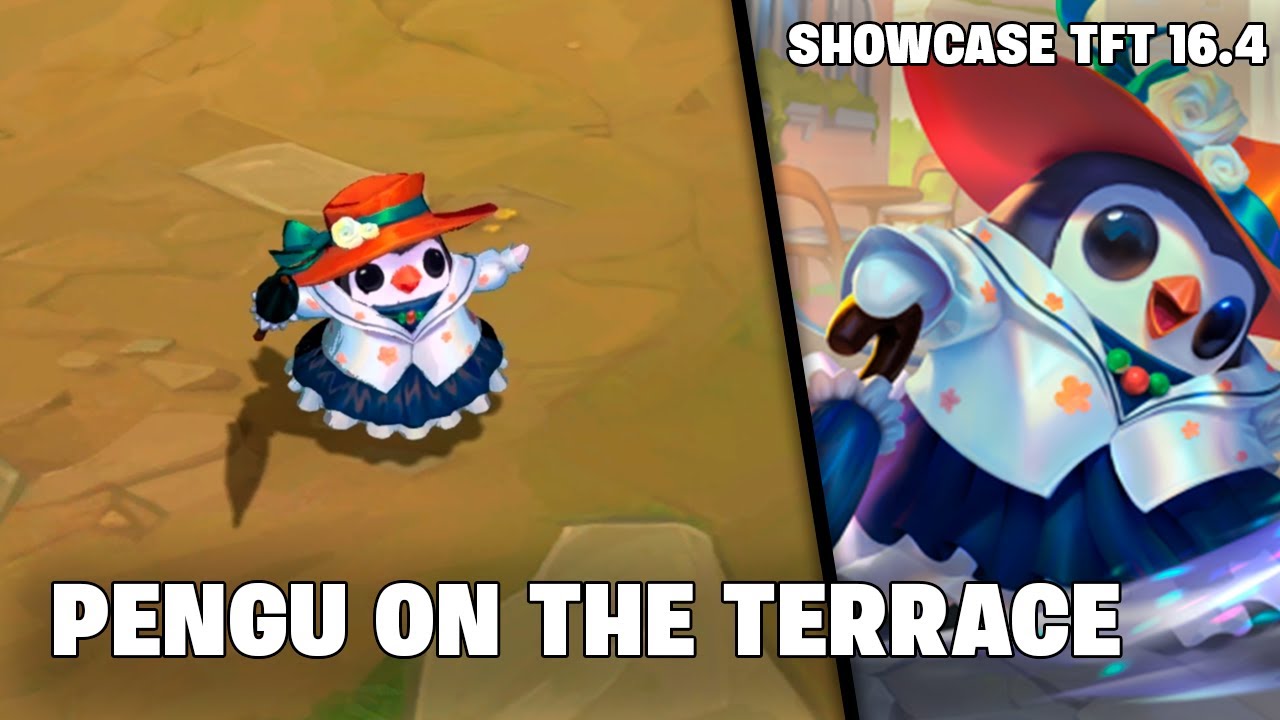 PENGU ON THE TERRACE - EMOTES, | TFT 16.4 - YouTube