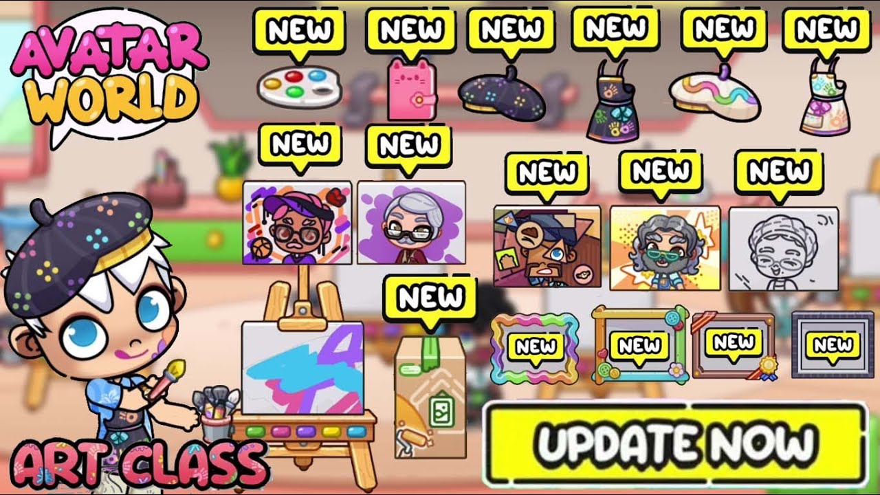 RAHASIA ART CLASS, AVATAR WORLD - YouTube