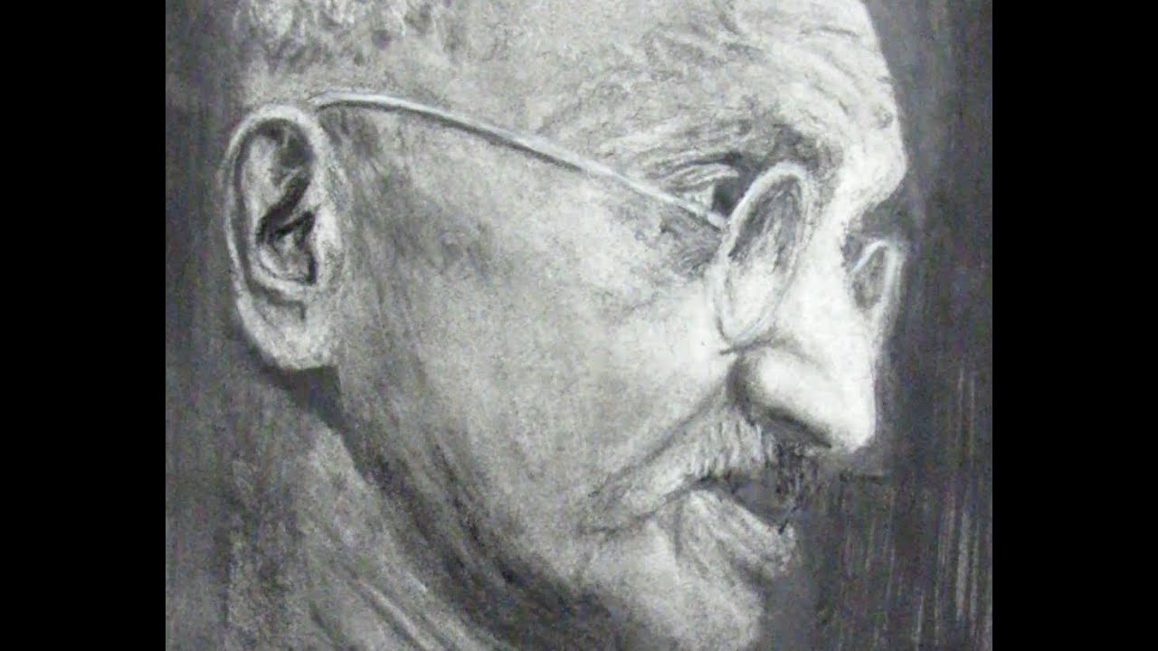 I drawd The Great Mahatma Gandhi , Mohandas Karamchand Gandhi , drawing ...