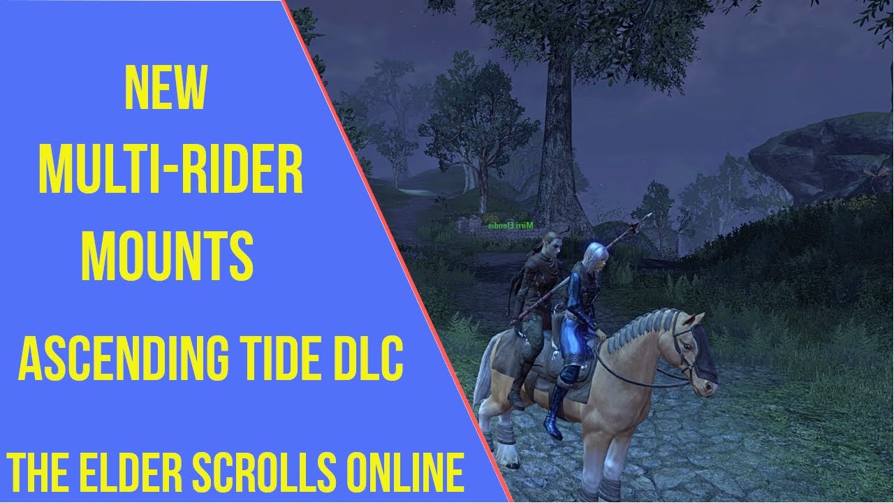 ESO Multi-Rider Mounts Ascending Tide DLC - YouTube