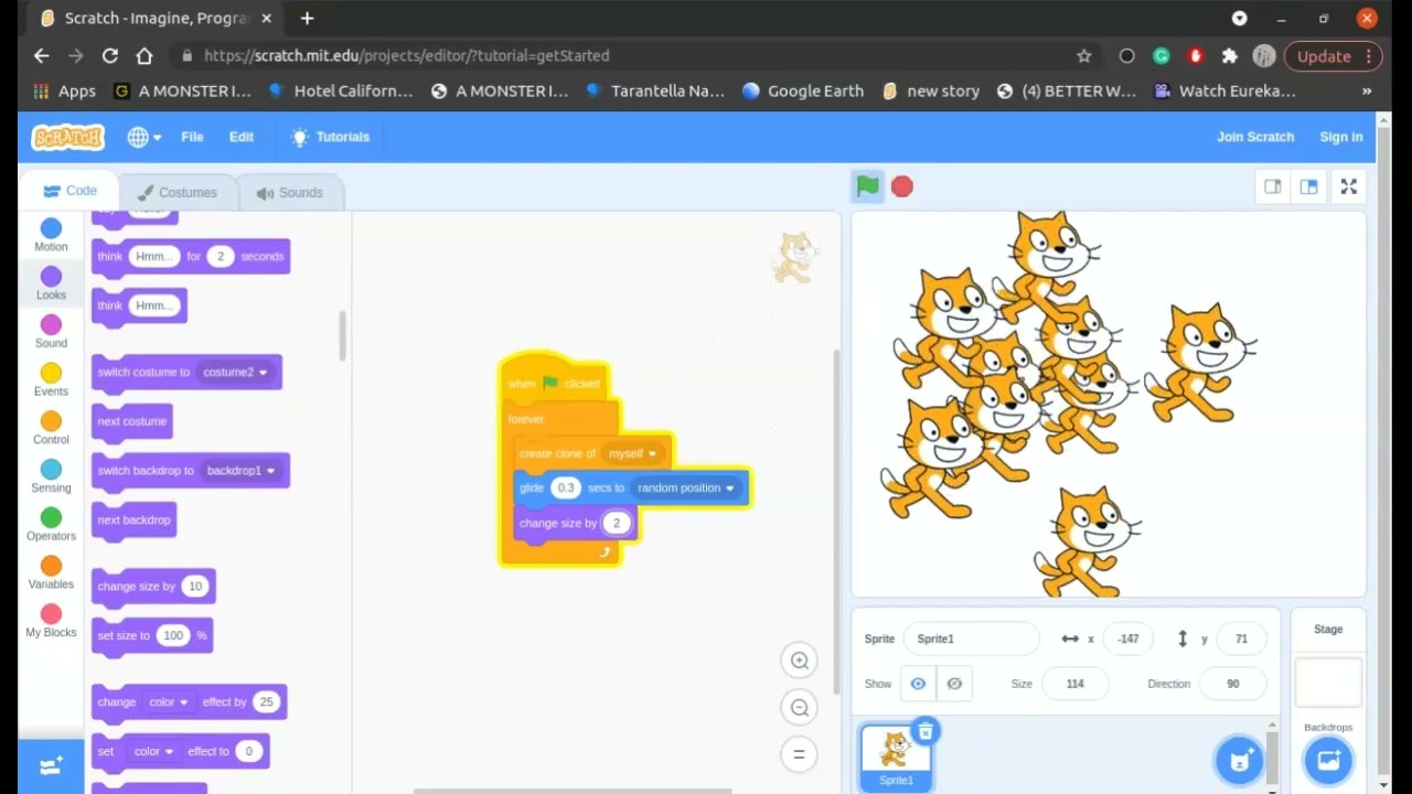 How To Create A Clone Of Any Sprite In Scratch Full Tutorial Youtube