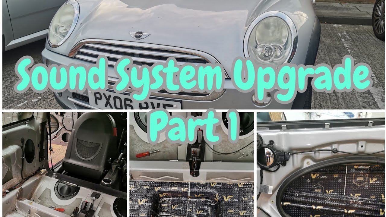 Mini Cooper One 2006 R50 Full Sound System Upgrade. Interior Removal ...
