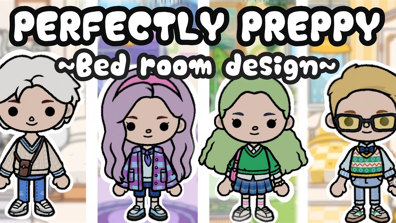 NEW PERFECTLY PREPPY BEDROOM IDEAS #tocalifeworld |TOCA BOCA WORLD LIFE ...