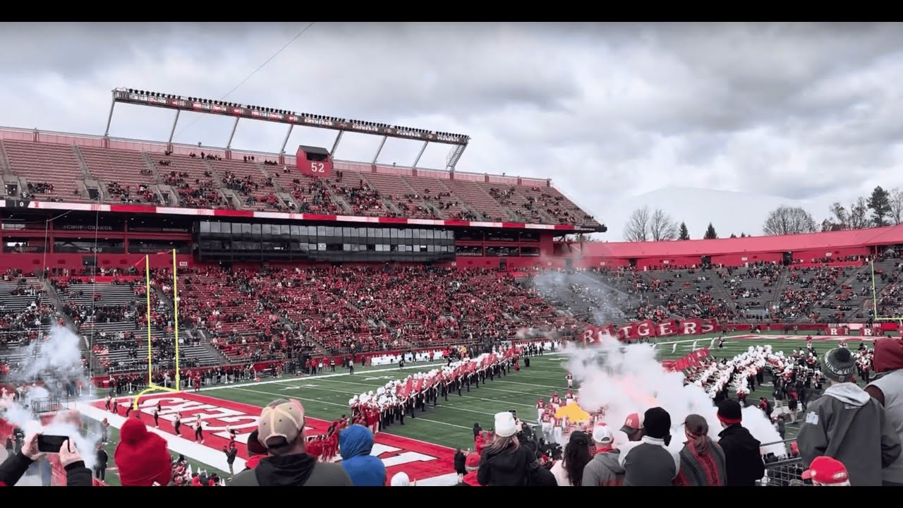 Rutgers Scarlet Knights Football Horse & Team Entrance (11/23) - YouTube