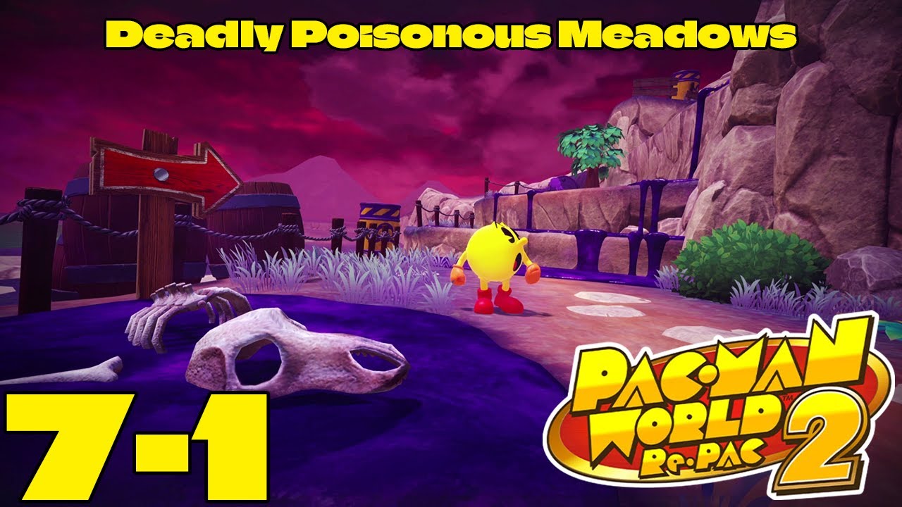 7-1 Deadly Poisonous Meadows all fruits 100% Pac-Man World 2 Re-Pac ...