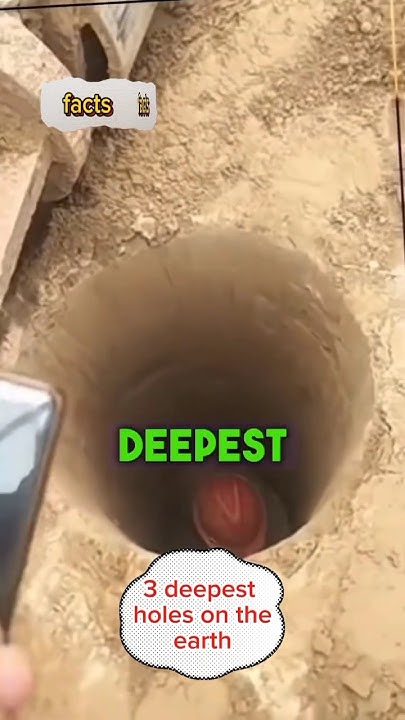 3 Deepest holes on the earth | #deeper #holes #earth - YouTube