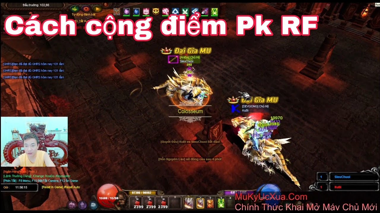Mu Online | Cách Cộng Điểm Point RF Agi Skill ảo ảnh , Pk với đại gia ...