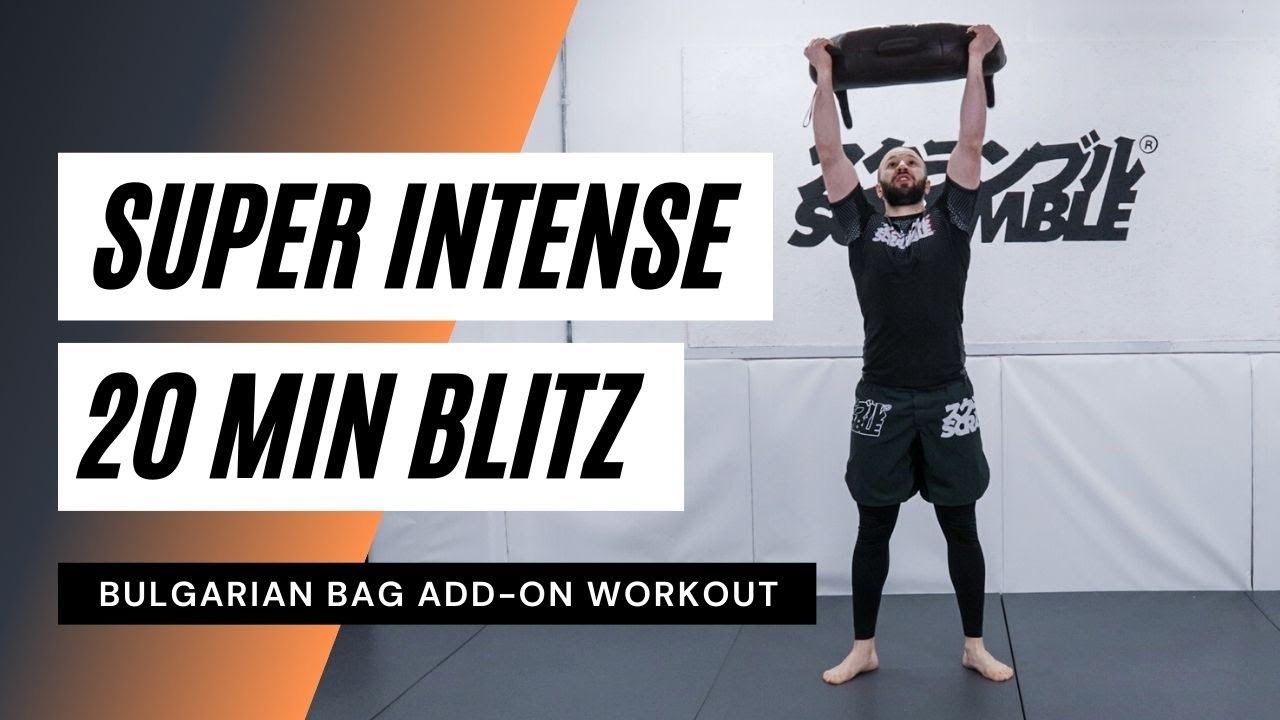 HIGH INTENSITY blitz Bulgarian Bag Workout | 20 min - YouTube