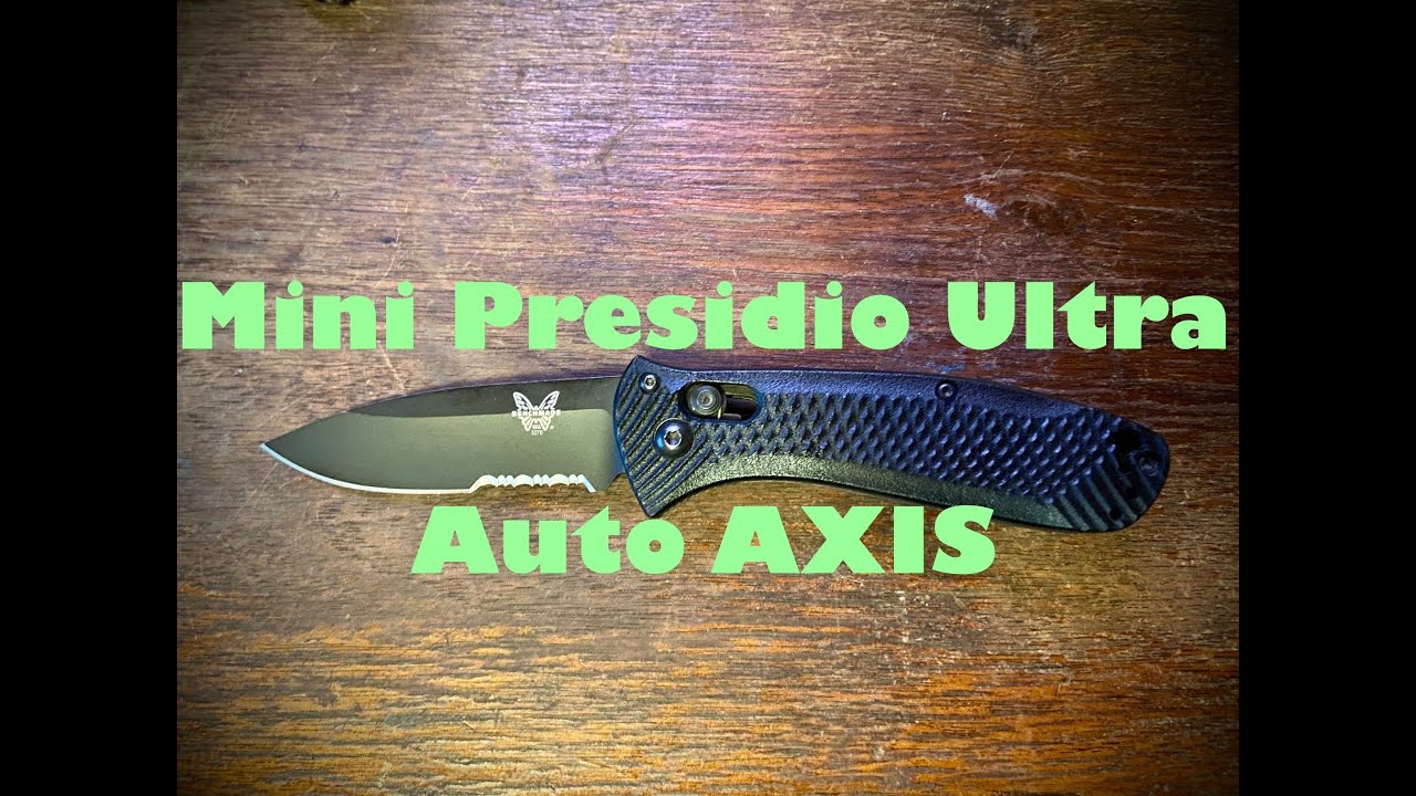 Benchmade 5270 Mini Presidio Ultra Auto AXIS - YouTube